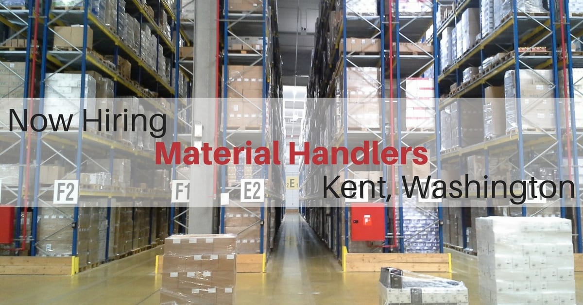 Material Handlers Kent WA - STS Technical Services