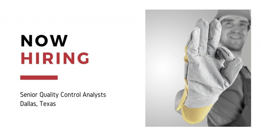 Senior Quality Control Analysts Dallas TX - STS Technical Services