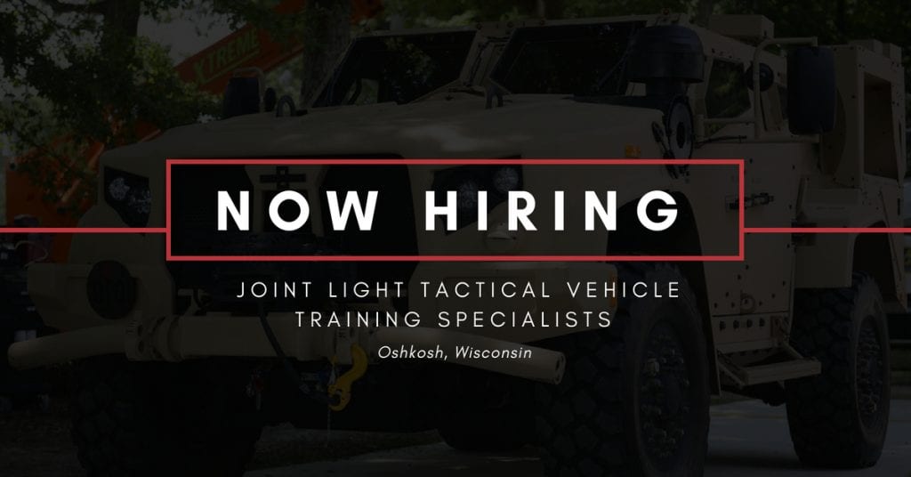 Joint Light Tactical Vehicle - STS Technical Services
