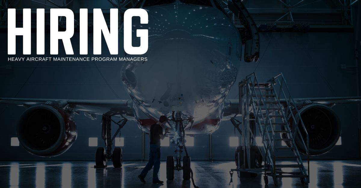 Heavy Aircraft Maintenance Program Manager Jobs - STS Technical Services