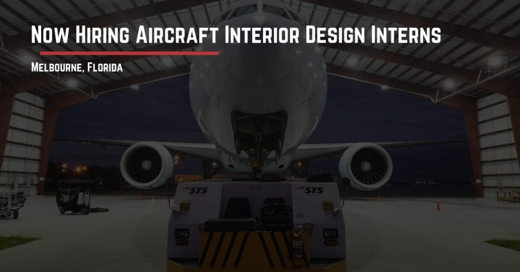 hiring Aircraft Interior Design Interns in Melbourne Florida - STS Technical Services