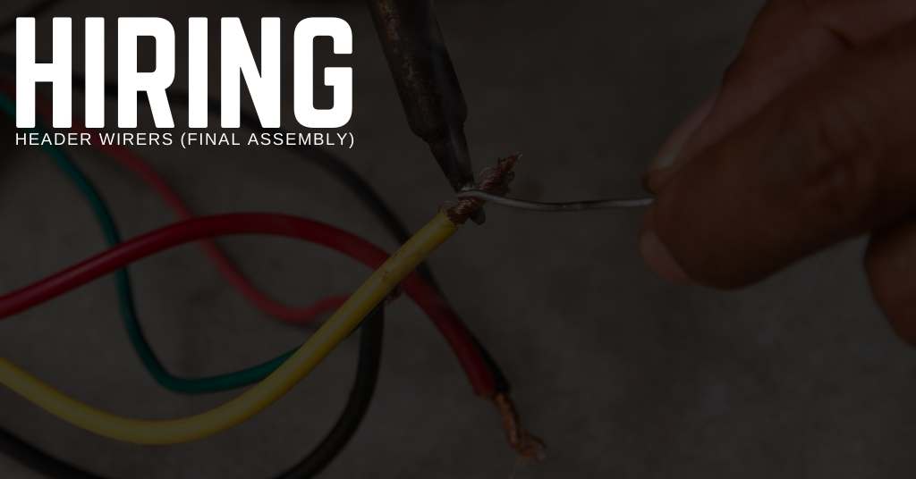 Header Wirers (Final Assembly) Jobs in Wisconsin - STS Technical Services